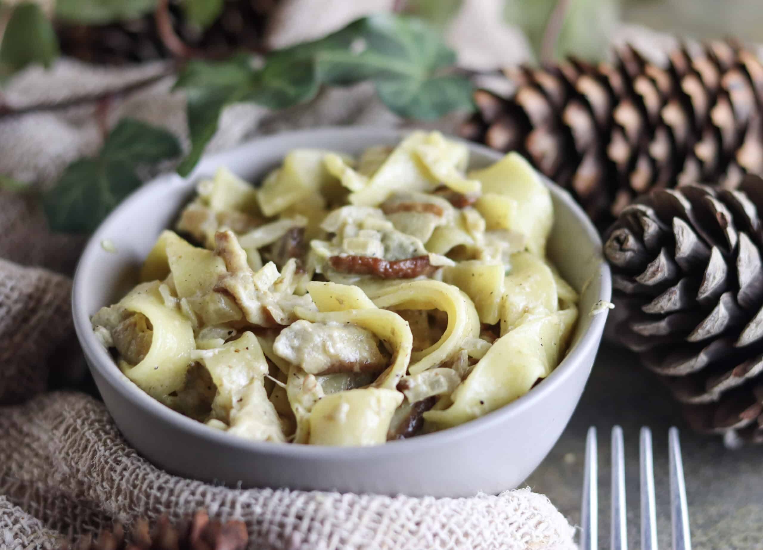 Tagliatelle With Porcini Mushrooms